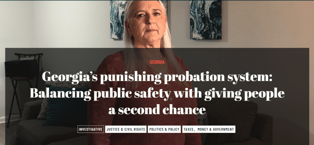 State Affairs Article on Probation in Georgia - Georgia Justice Project