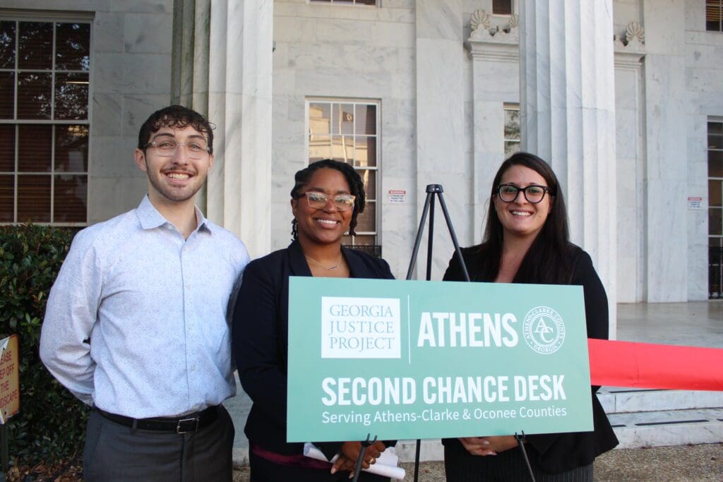 Athens Second Chance Desk Ribbon Cutting - Georgia Justice Project